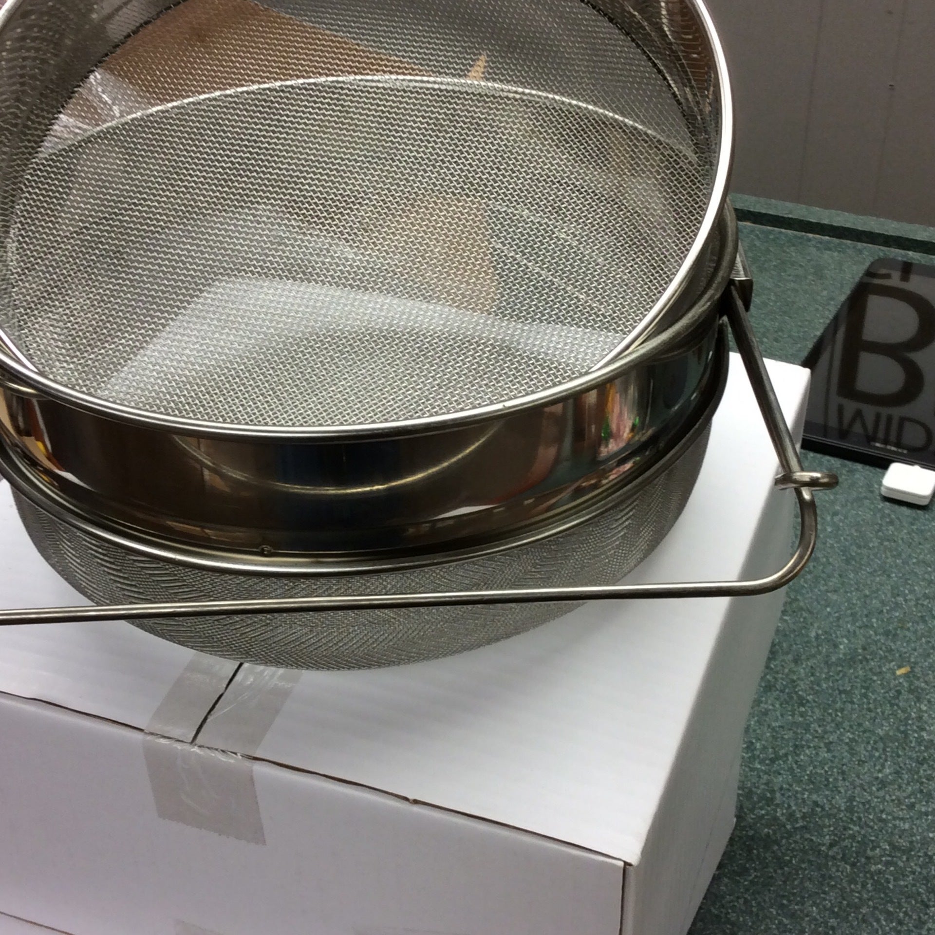 Double Sieve SS Strainer | Midnight Bee Supply