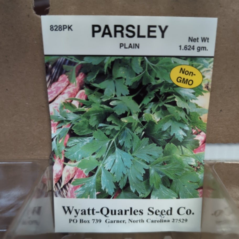 Parsley Plain Seed Packet | Midnight Bee Supply
