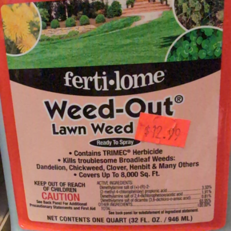 Fertilome Weed Out Lawn Weed Killer Spray Top | Midnight Bee Supply